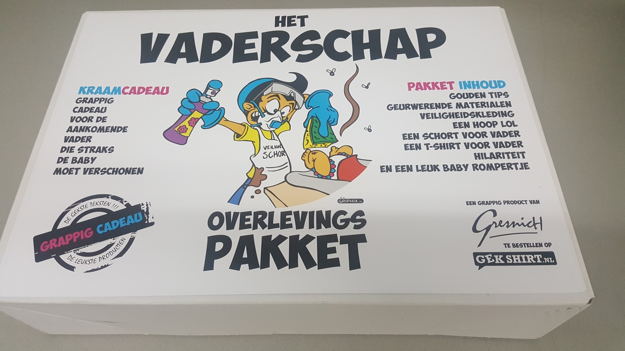 Vaderschap pakket Gek cadeau - Gekkado - Leuke gekke cadeau's